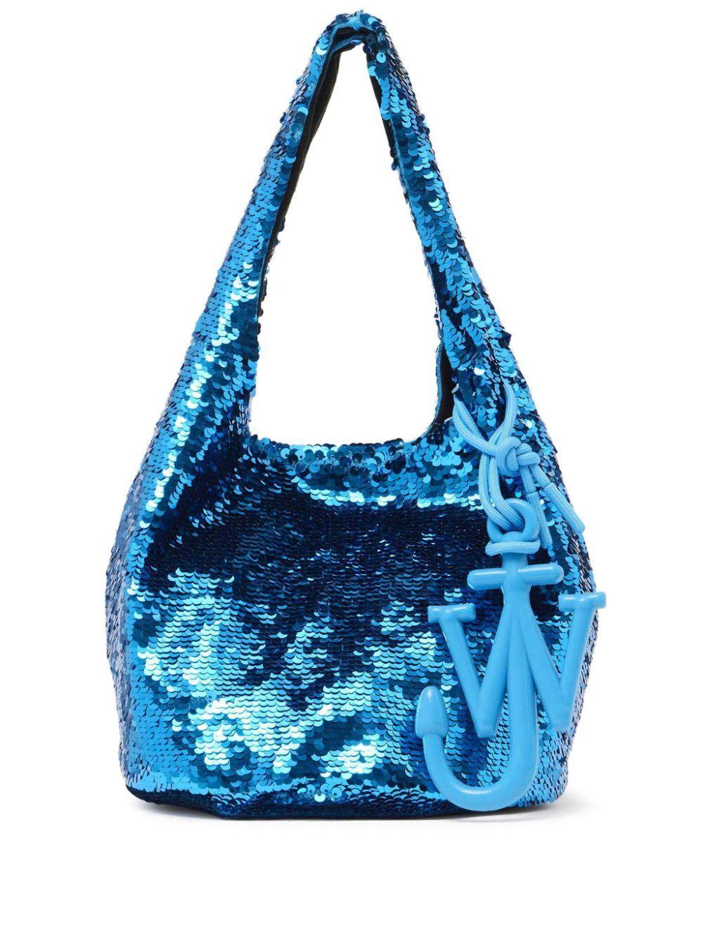 JW Anderson Mini Sequin Tote Bag in Blue | Lyst