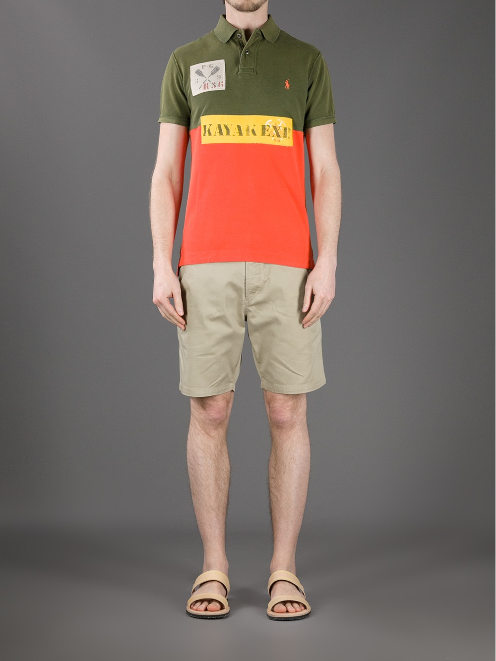 Polo Ralph Lauren Patch Detailed Polo Shirt in Green for Men - Lyst