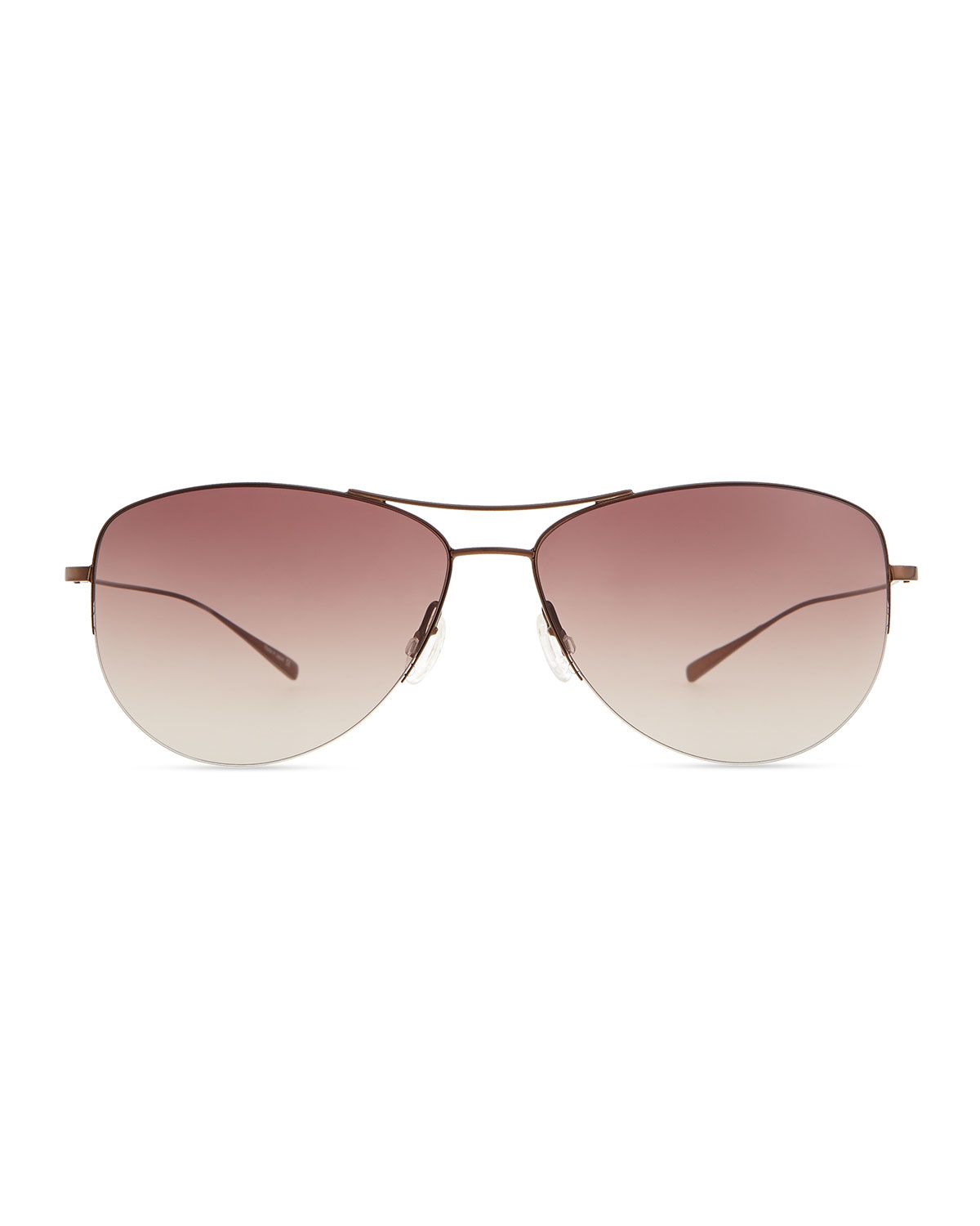 Lyst Oliver Peoples Strummer Aviator Sunglasses In Black