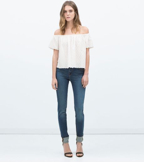 Zara Basic Jeans Basic Jeans in Blue (Light blue) | Lyst