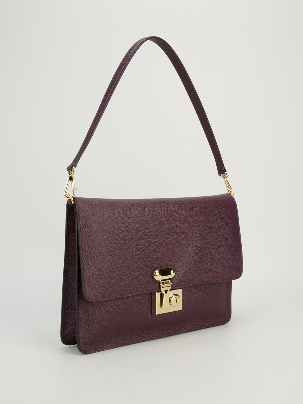 Dolce & Gabbana Key Lock Handbag in Pink & Purple (Purple) - Lyst