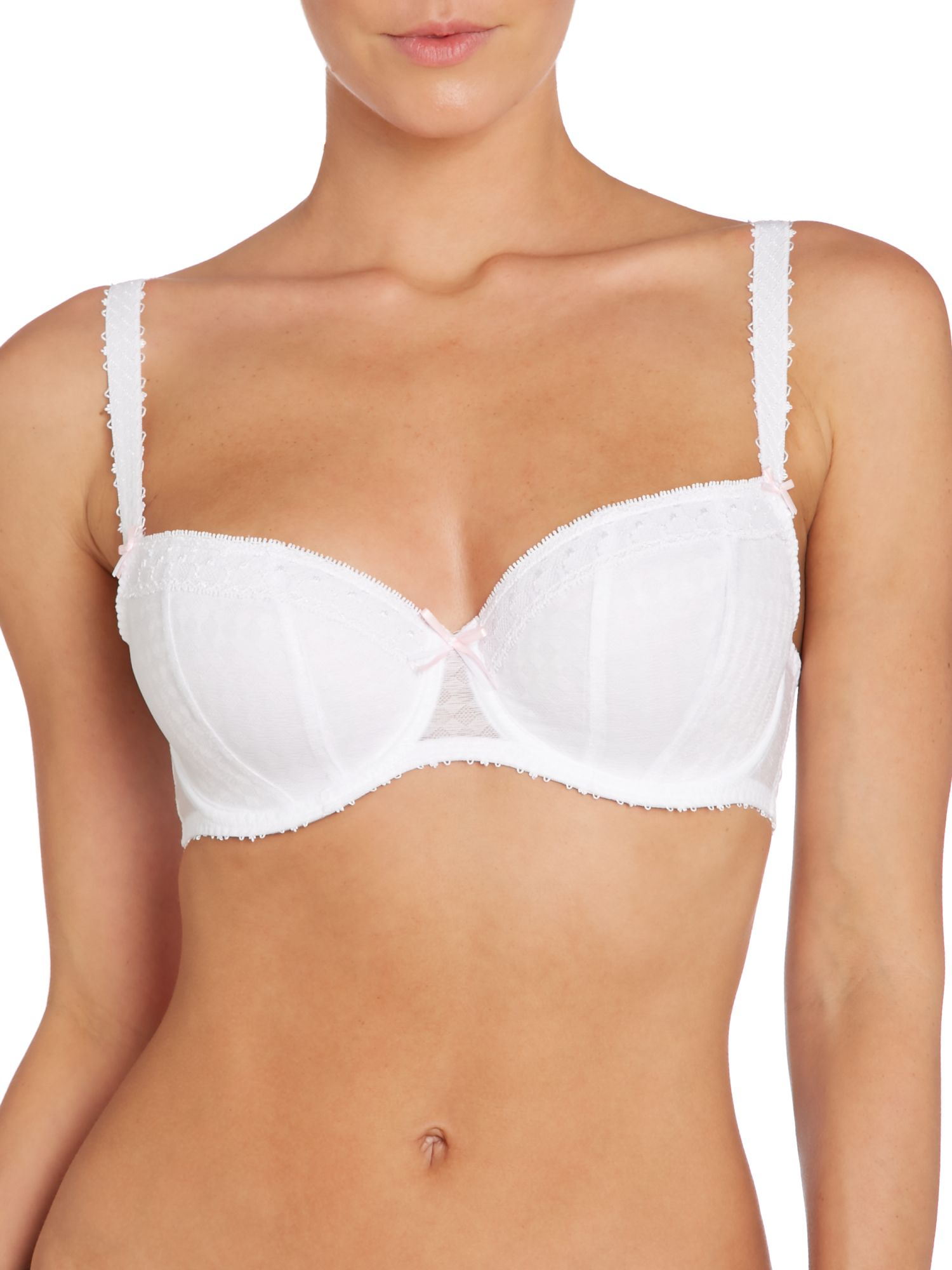 Freya Rapture Underwired Padded Half Cup Bra In White Lyst