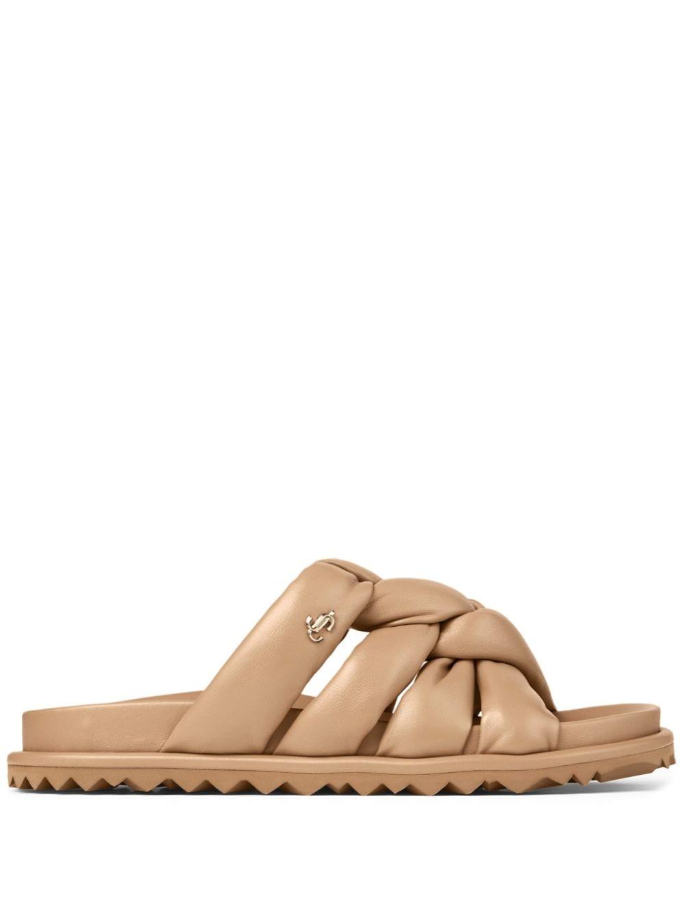 Jimmy Choo Kes Slides In Natural Lyst