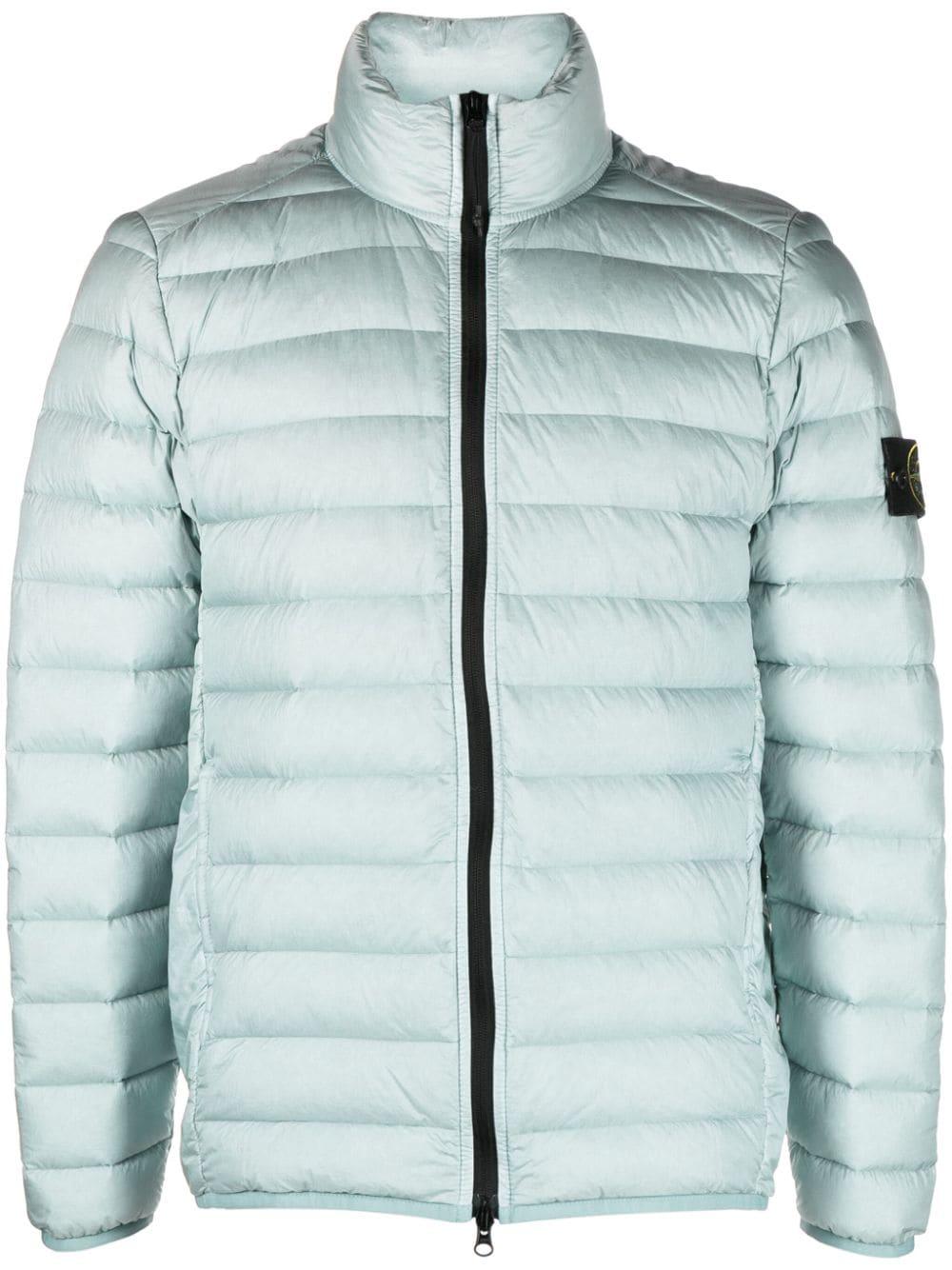 Stone Island Loom Woven Chambers Puffer Jacket in Blue for Men | Lyst UK