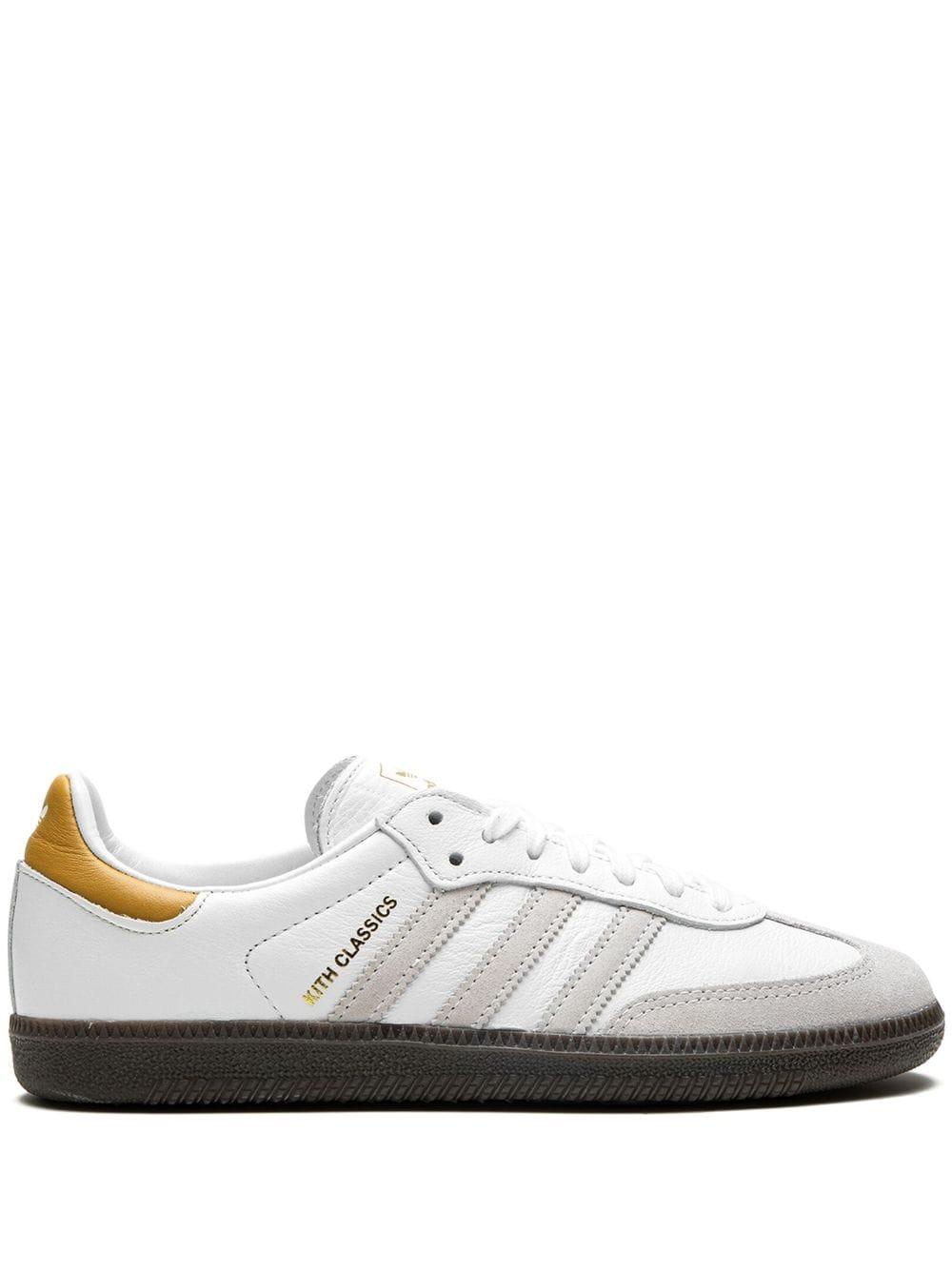 adidas X Kith Samba "white/grey/gold" Sneakers | Lyst