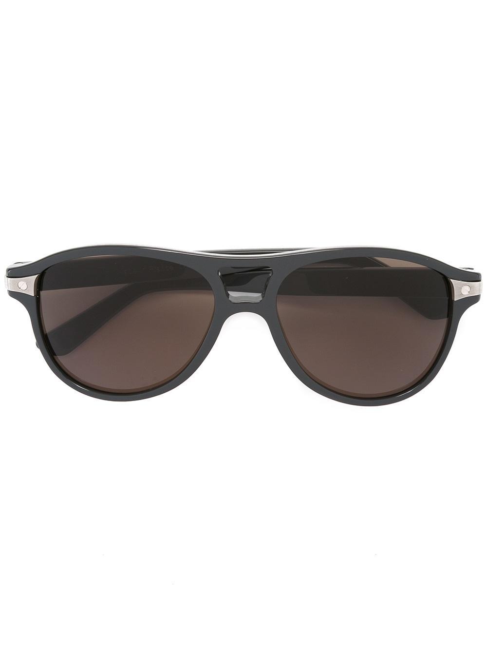 Cartier Santos De Sunglasses In Gray For Men Lyst