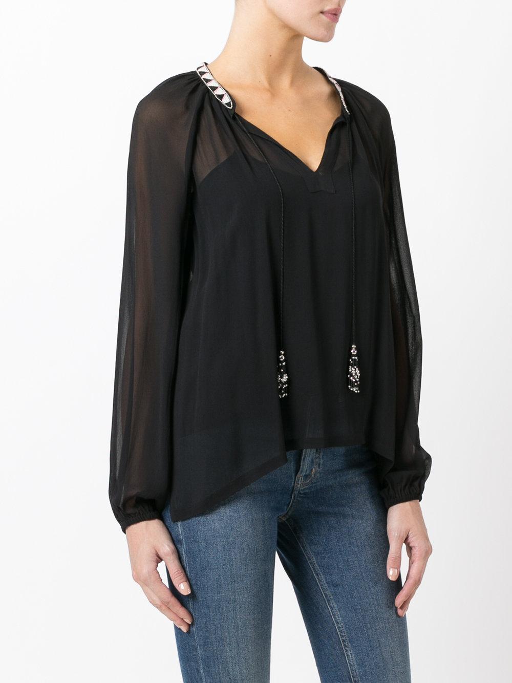 Open Neck Blouse
