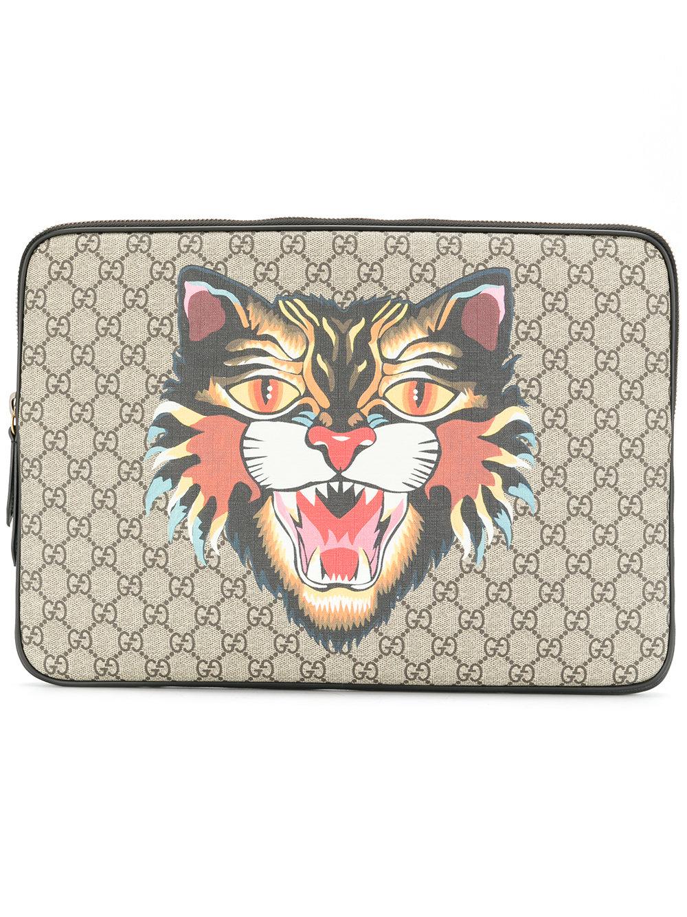 Gucci Gg Supreme Laptop Bag | Paul Smith