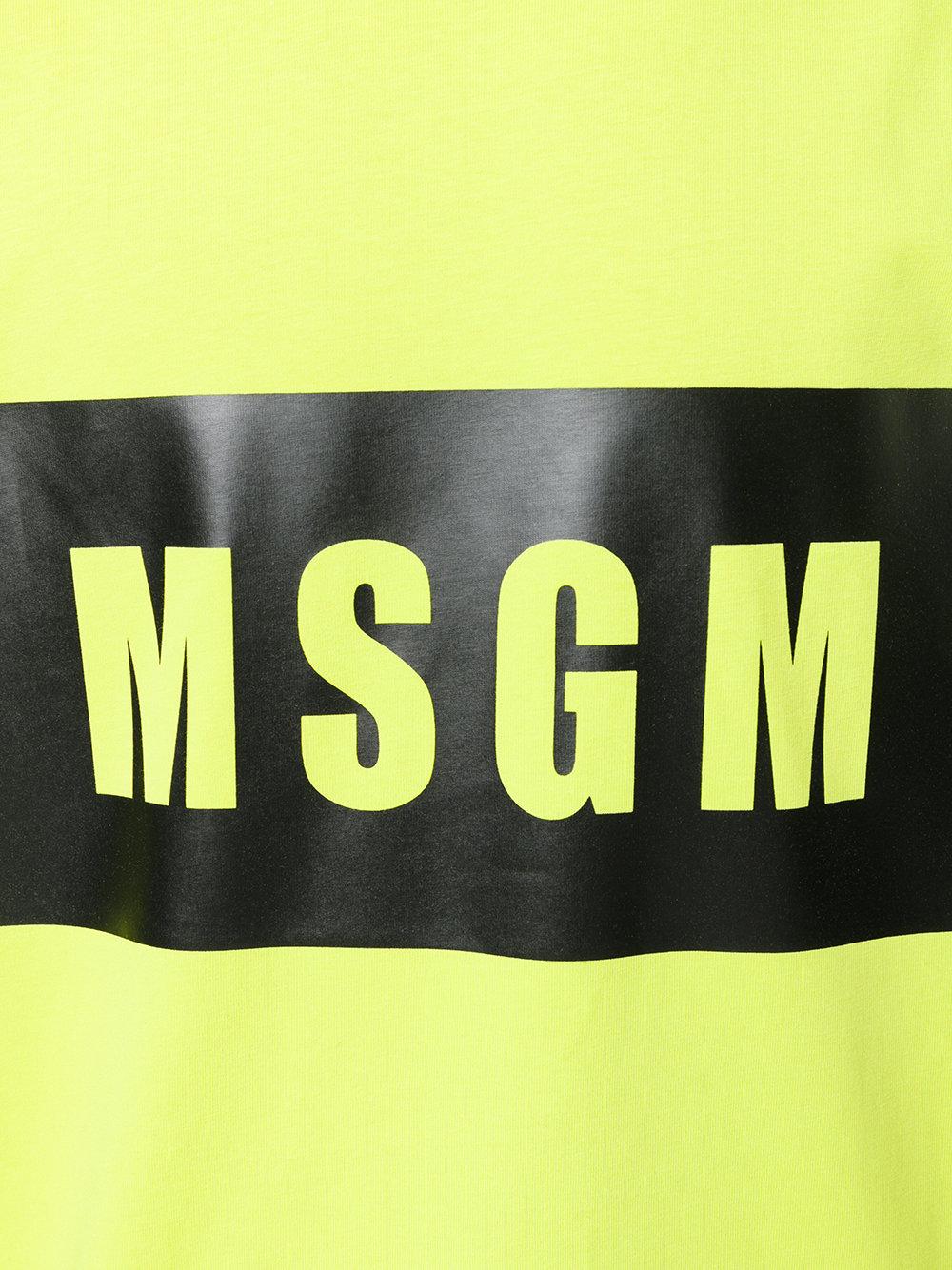 Lyst - Msgm Mm6717477607132243 Giallo in Yellow for Men