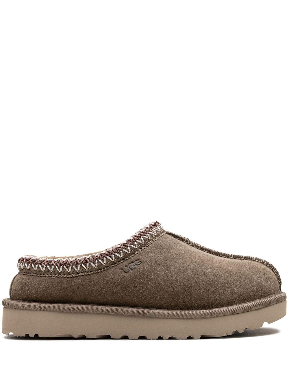 UGG Suede Tasman Braid Slippers in Brown | Lyst