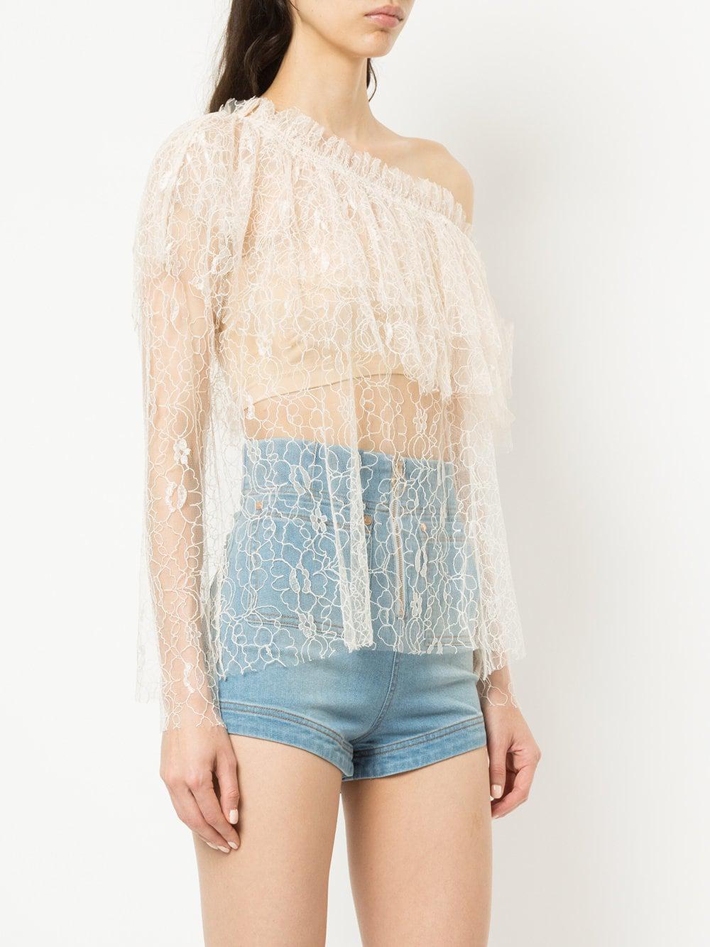 Alice McCALL Day Dreamer Sheer Blouse in Blue - Lyst