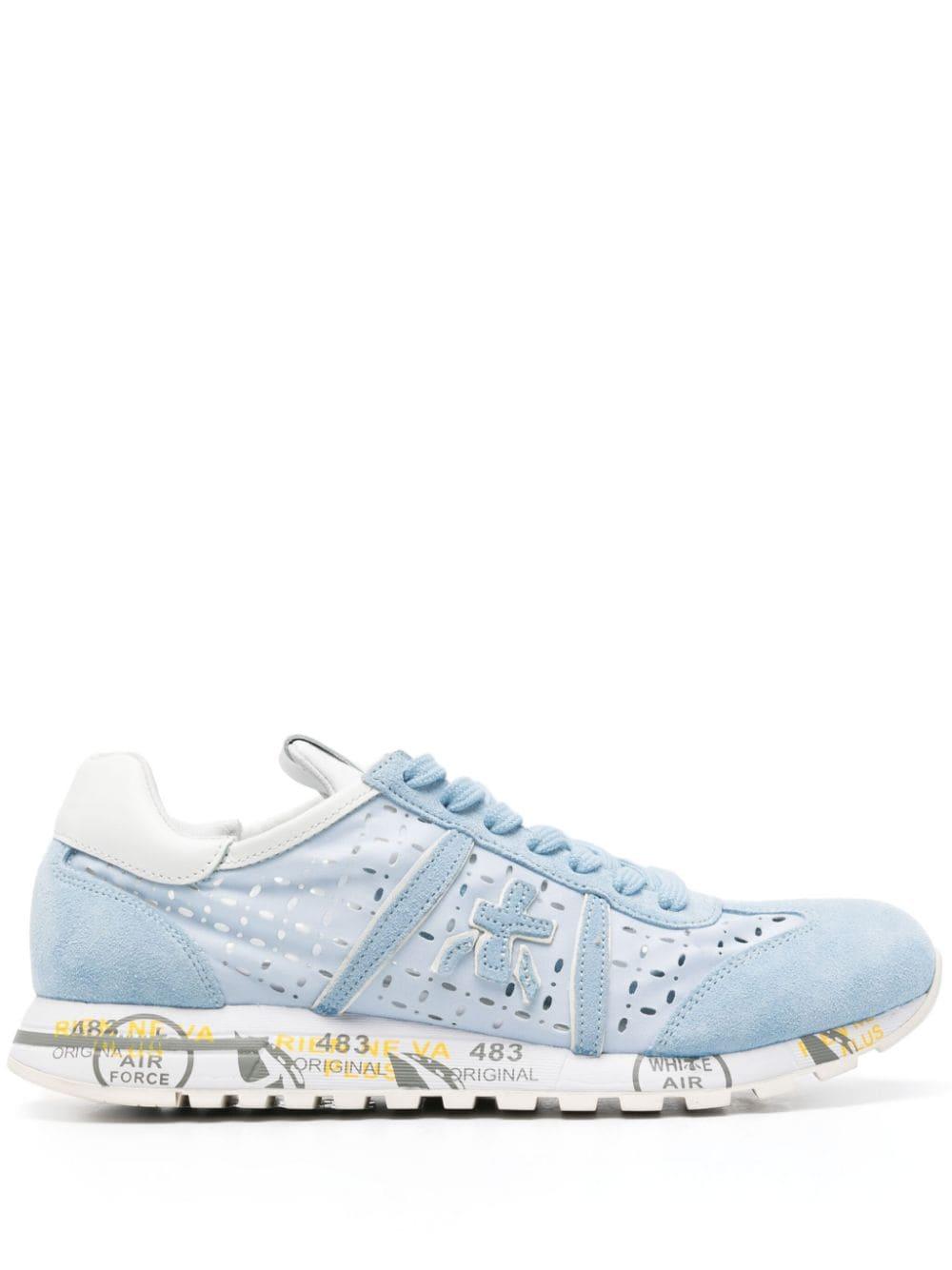 Premiata Lucyd Bi Material Sneakers in Blue | Lyst