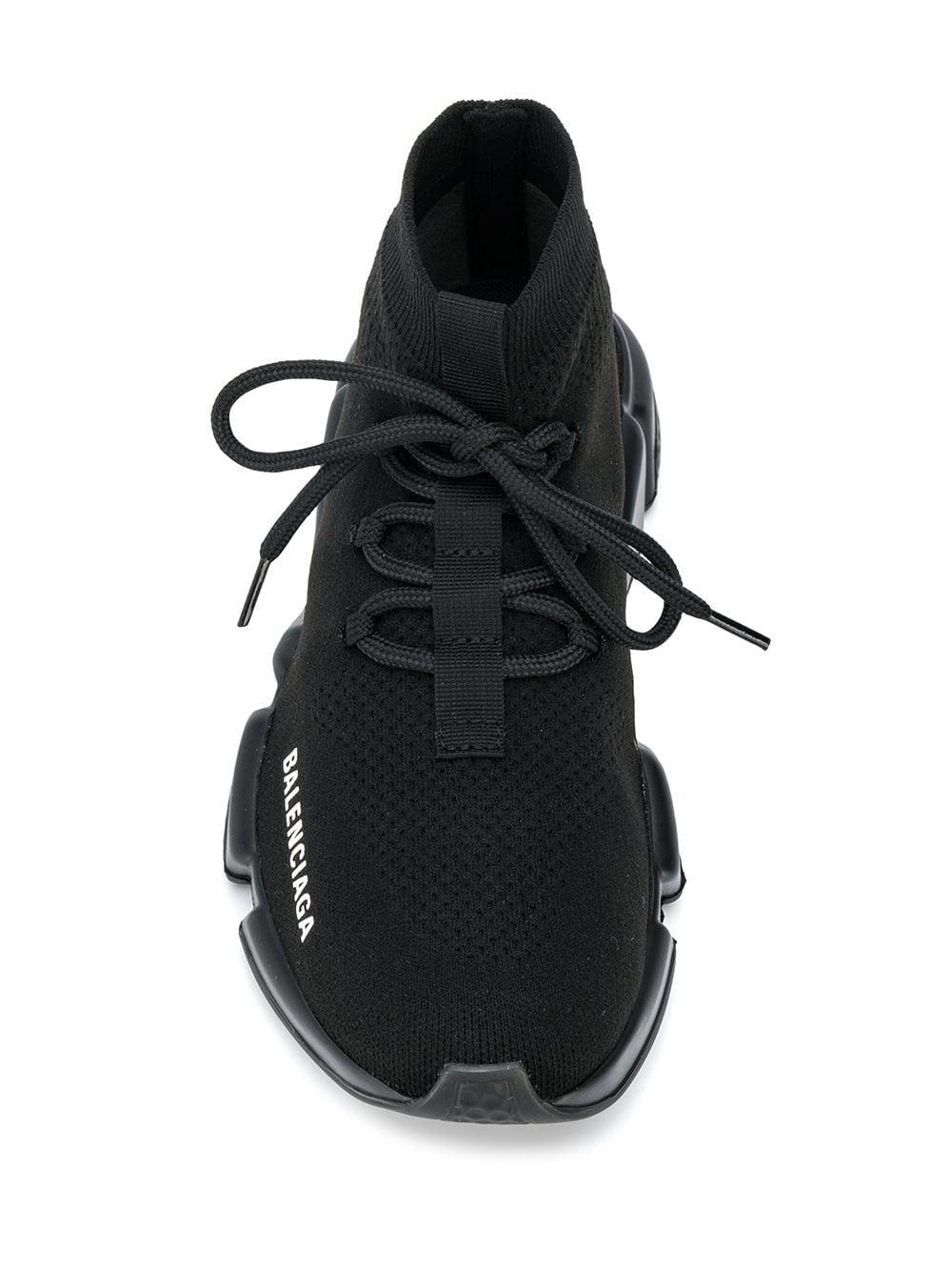 Balenciaga Speed Lace Up Sneakers in Black | Lyst Balenciaga Speed Lace Up Sneakers in Black | Lyst