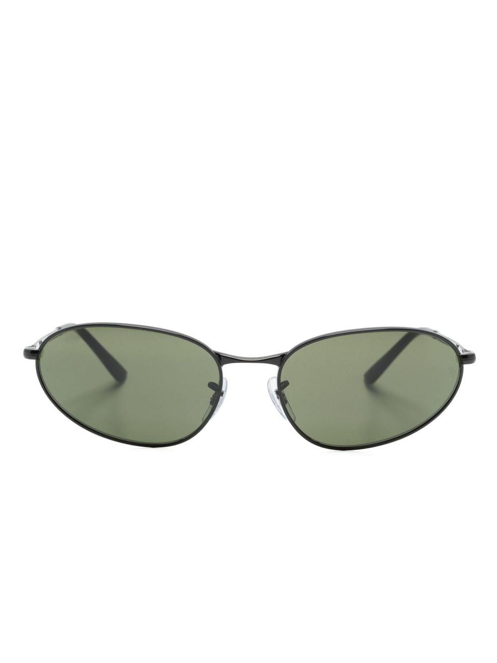 Ray-Ban Rb3734 Oval-frame Sunglasses in Green | Lyst UK