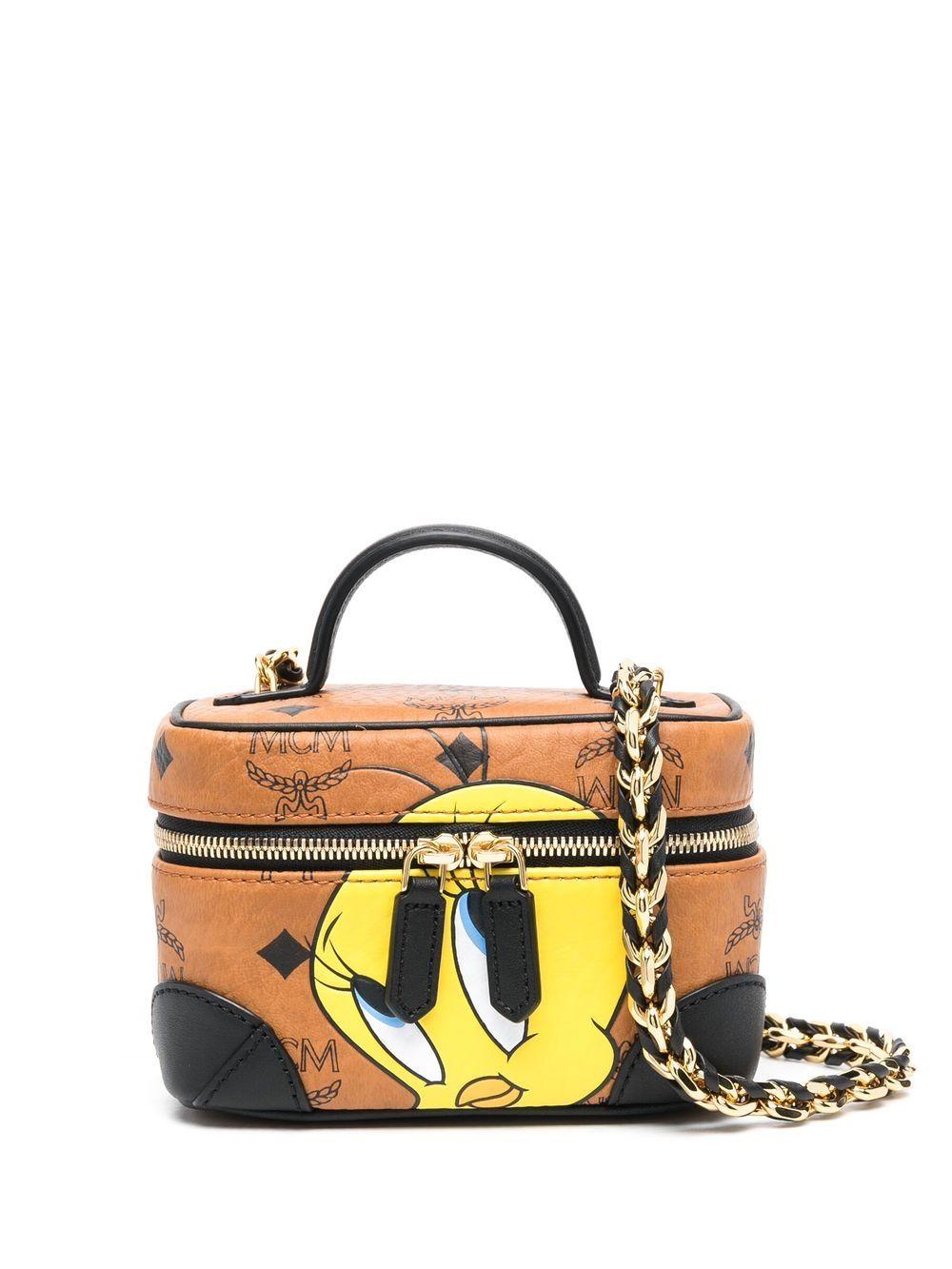 MCM X Looney Tunes X-mini Tote Bag in Metallic | Lyst UK