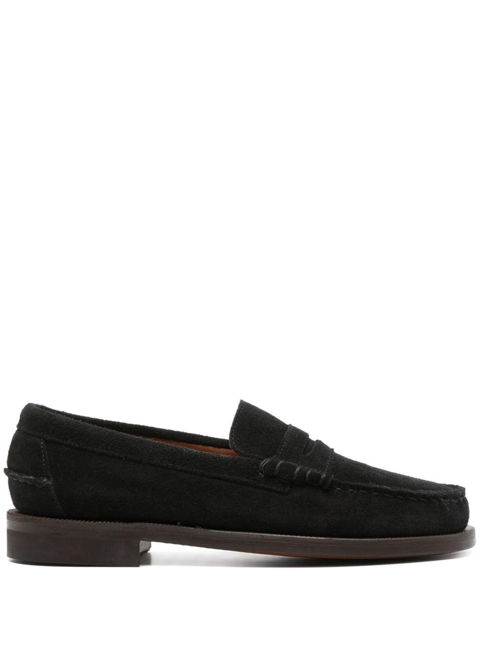 Sebago Classic Dan Suede Loafers in Black for Men | Lyst