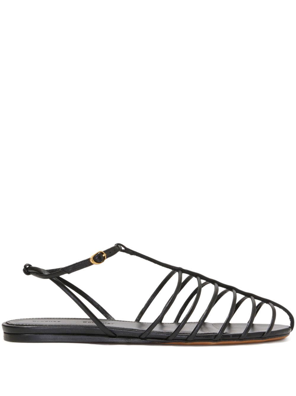 Proenza Schouler Tee Cage Sandals in Black Lyst UK