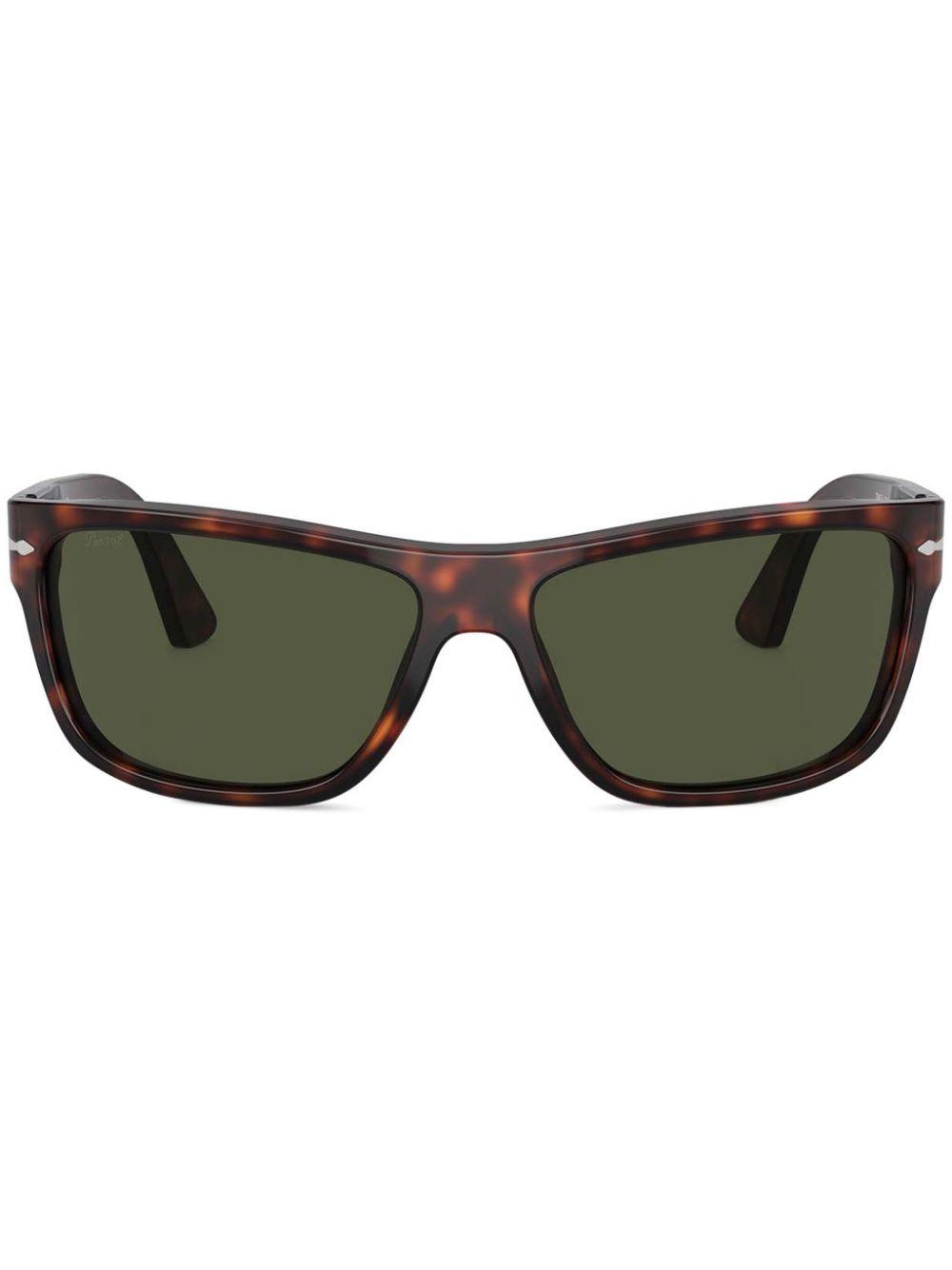 Persol Rectangle-Frame Sunglasses in Brown | Lyst UK