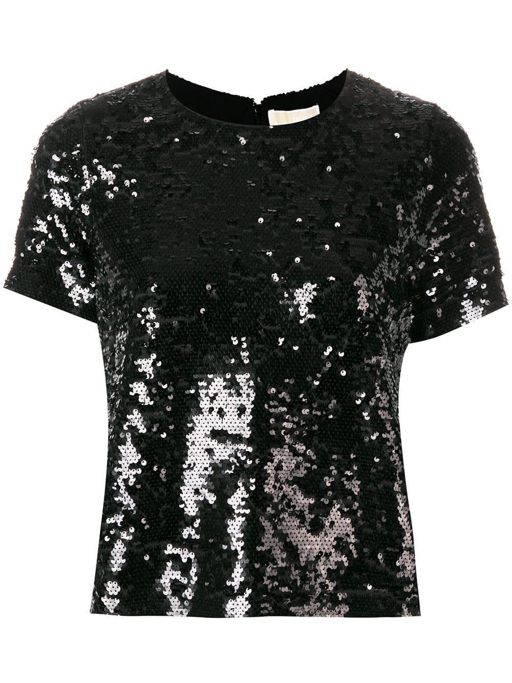 Michael kors black sequin top store