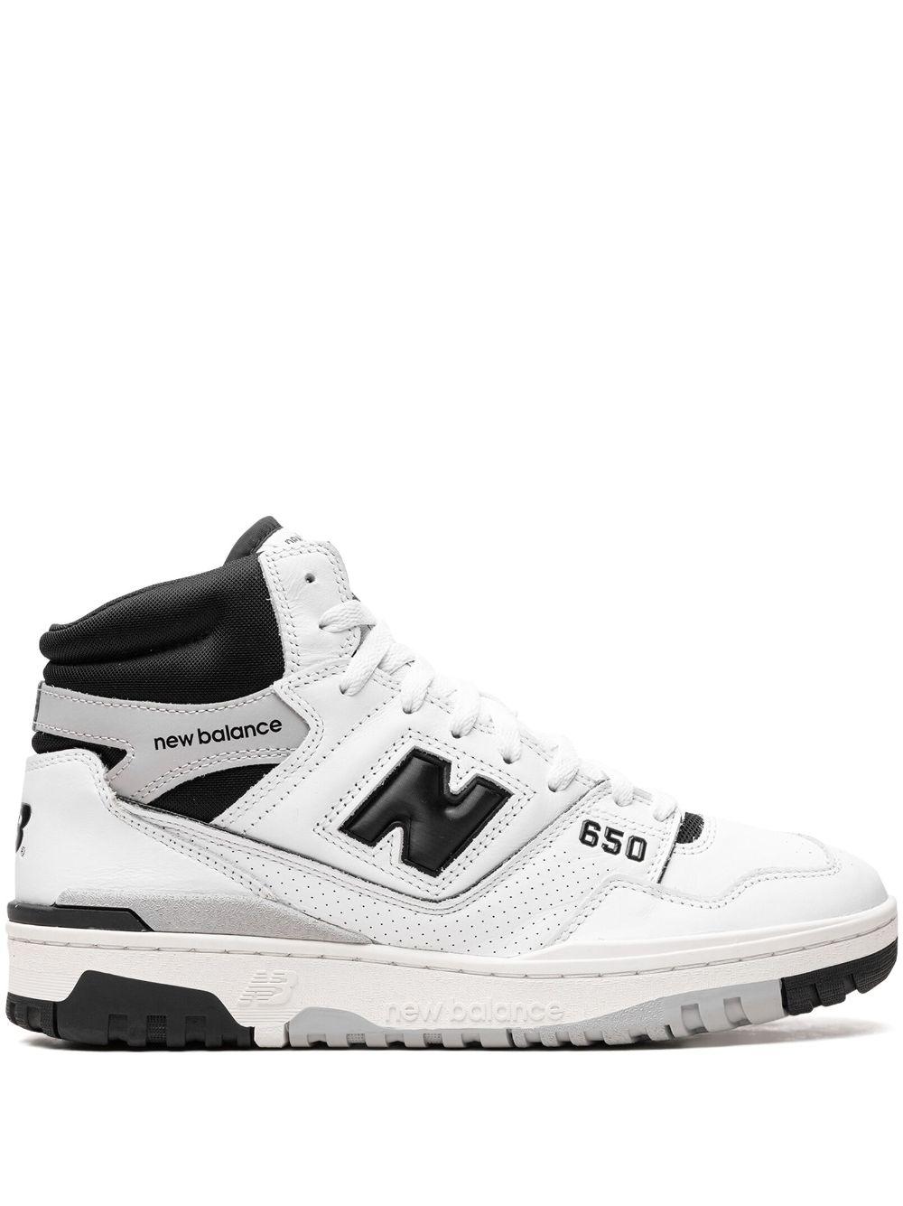 New Balance 650 "white/black" High-top Sneakers for Men | Lyst