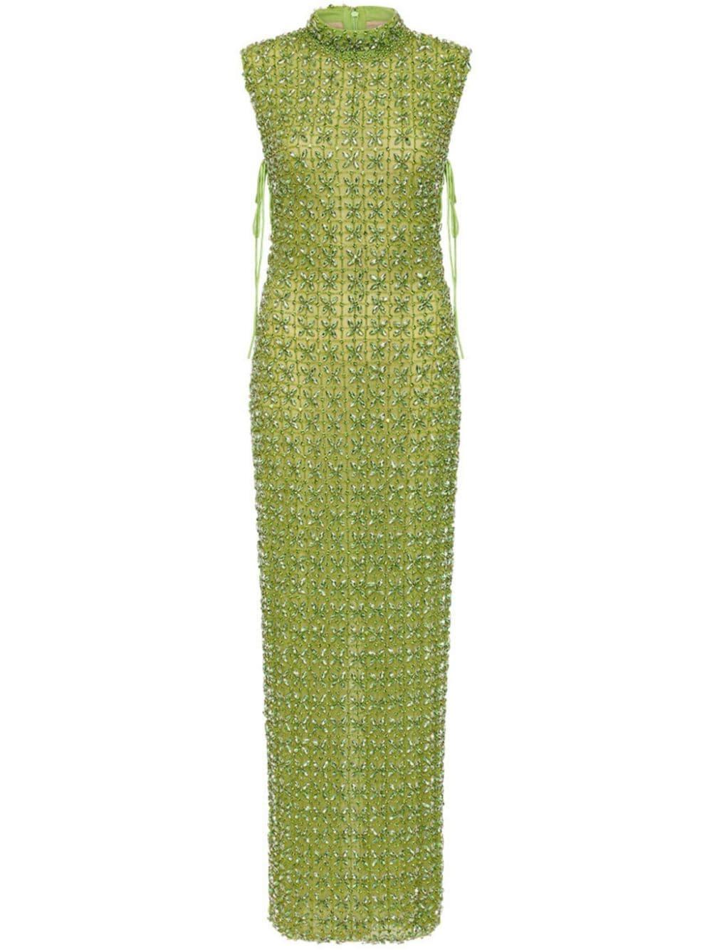 Rachel Gilbert Indi Gown in Green | Lyst