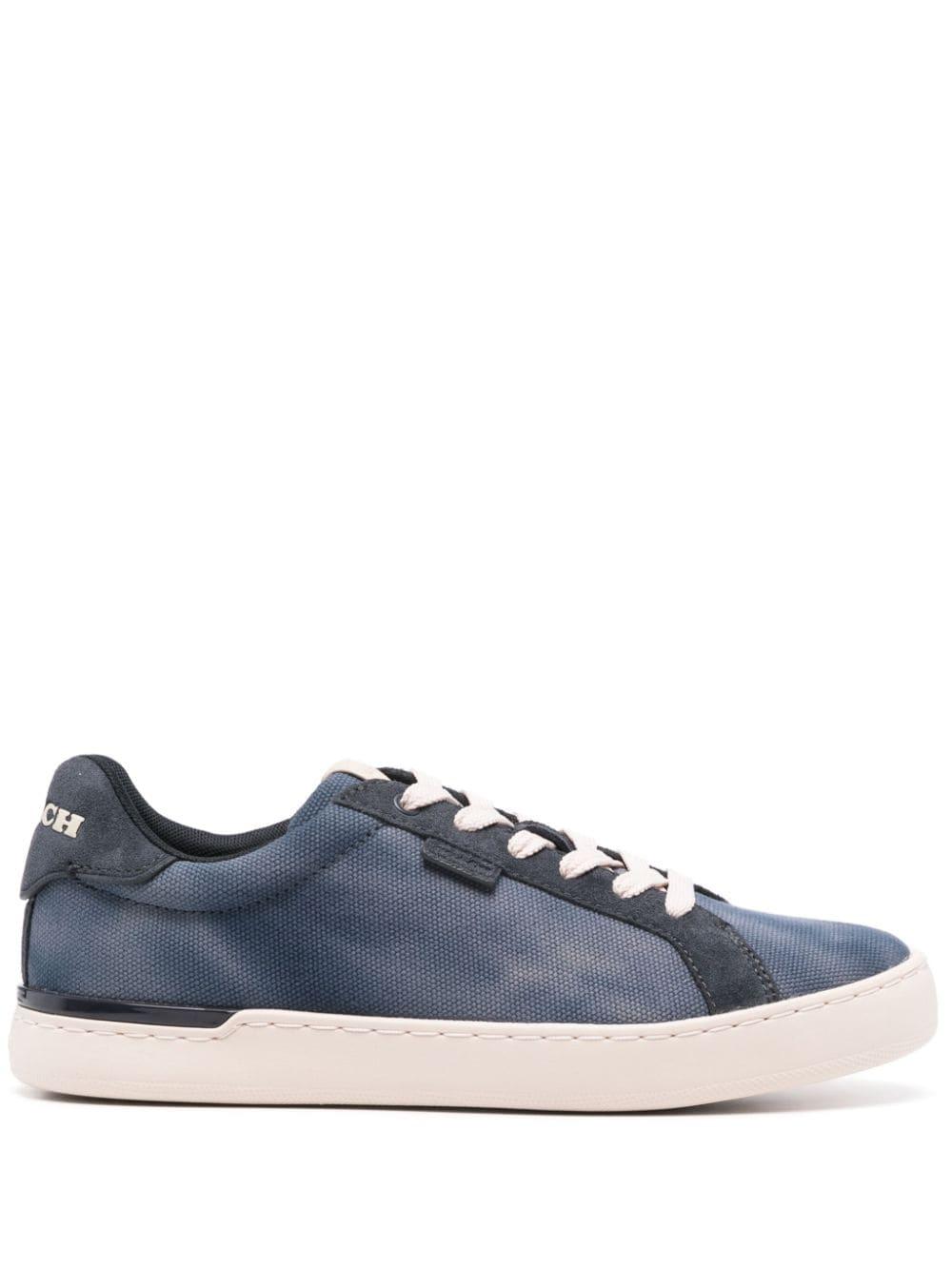 COACH Lowline Canvas Sneakers in Blue | Lyst