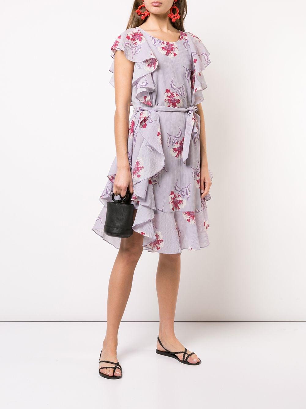 Morgan Lane Cotton Delphine Dress In Lilac in Purple - Lyst