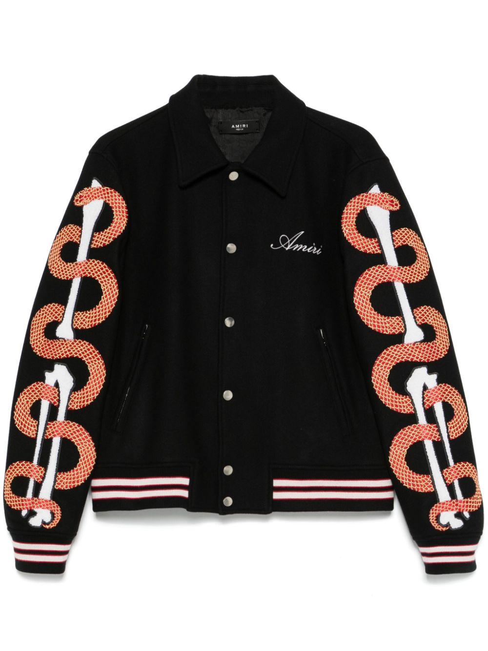 Amiri Snake Bones Jacket in Black for Men | Lyst UK