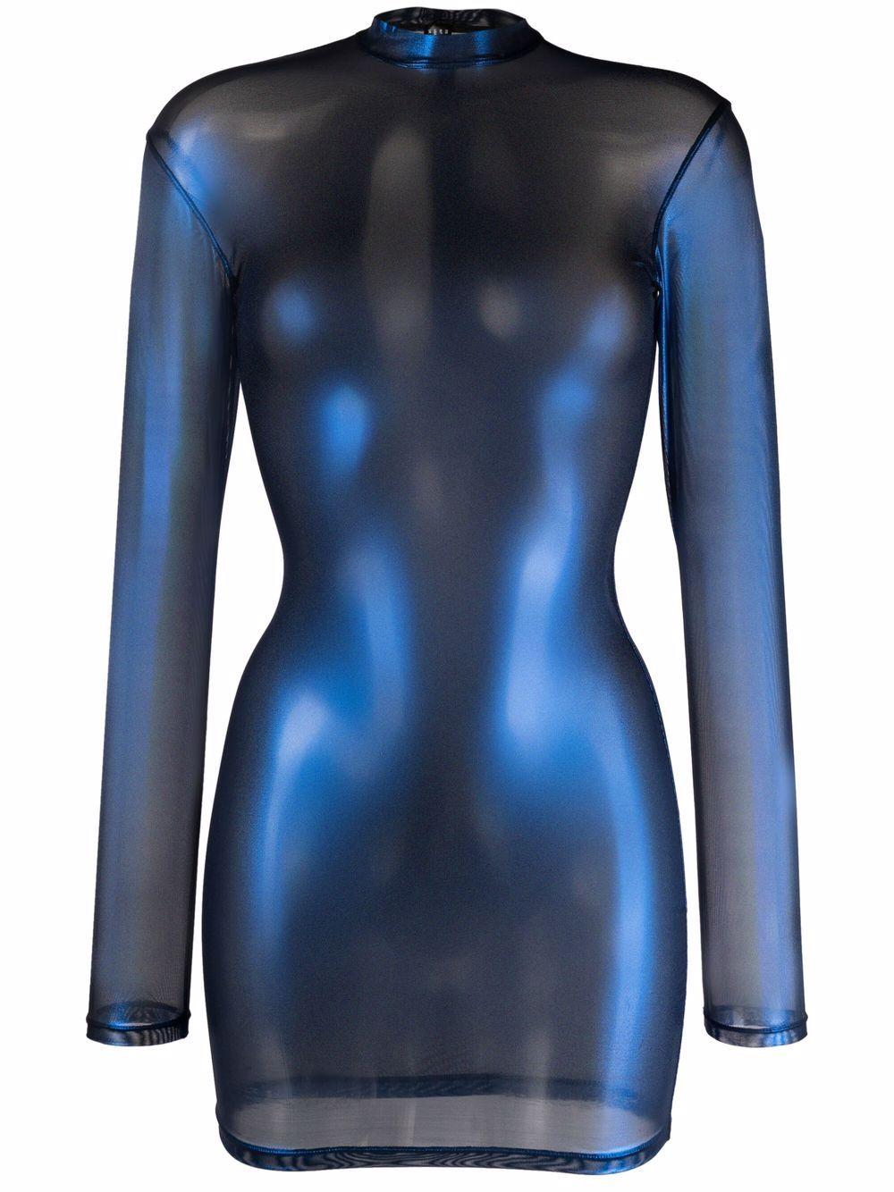 Maison Close Blue Angel Bodycon Mini Dress | Lyst