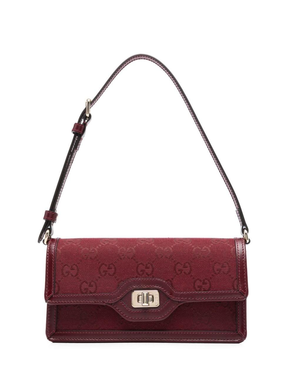 Gucci Mini Luce Shoulder Bag in Purple | Lyst