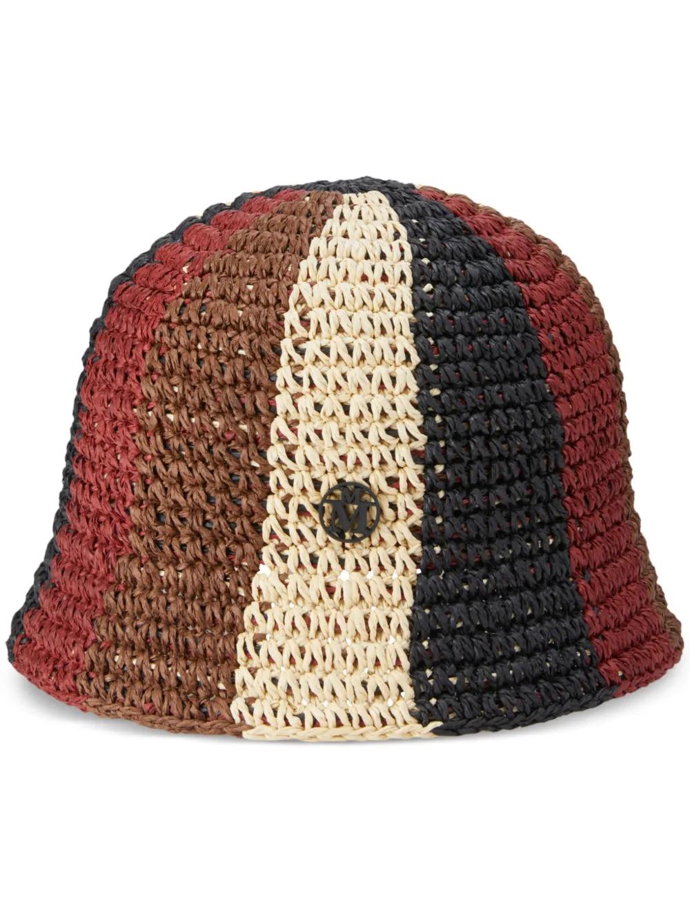 Maison Michel Pablo Bucket Hat in Brown | Lyst UK