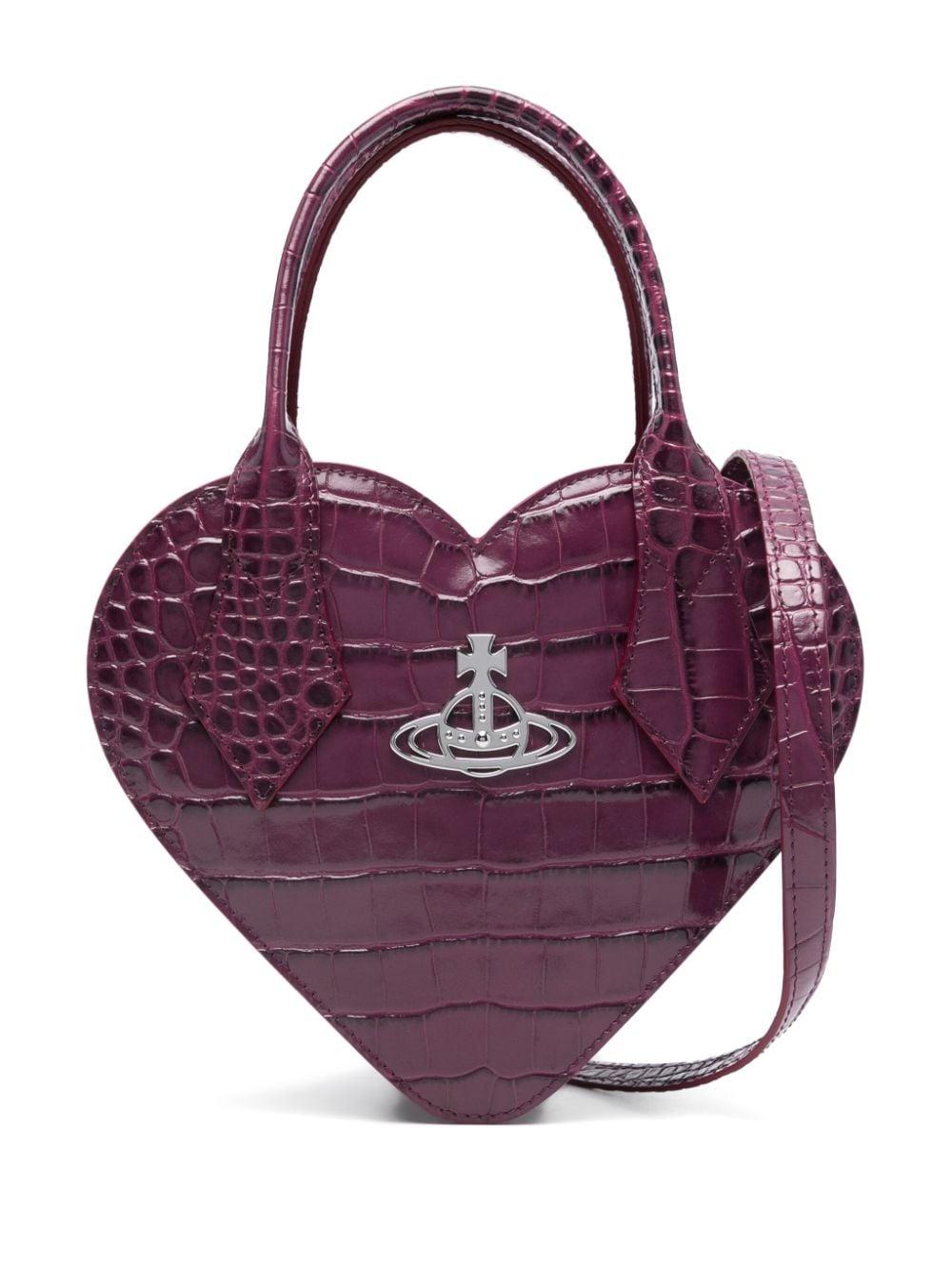 Vivienne Westwood Josephine Heart Tote Bag in Purple | Lyst
