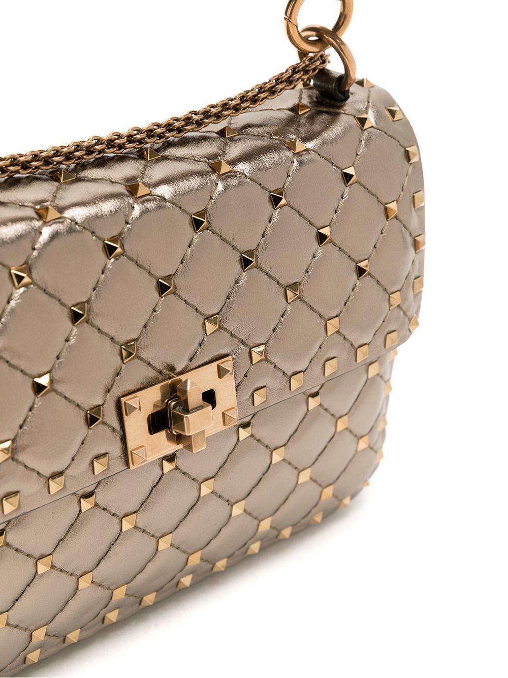 Valentino Gold Metallic Handbag | Paul Smith
