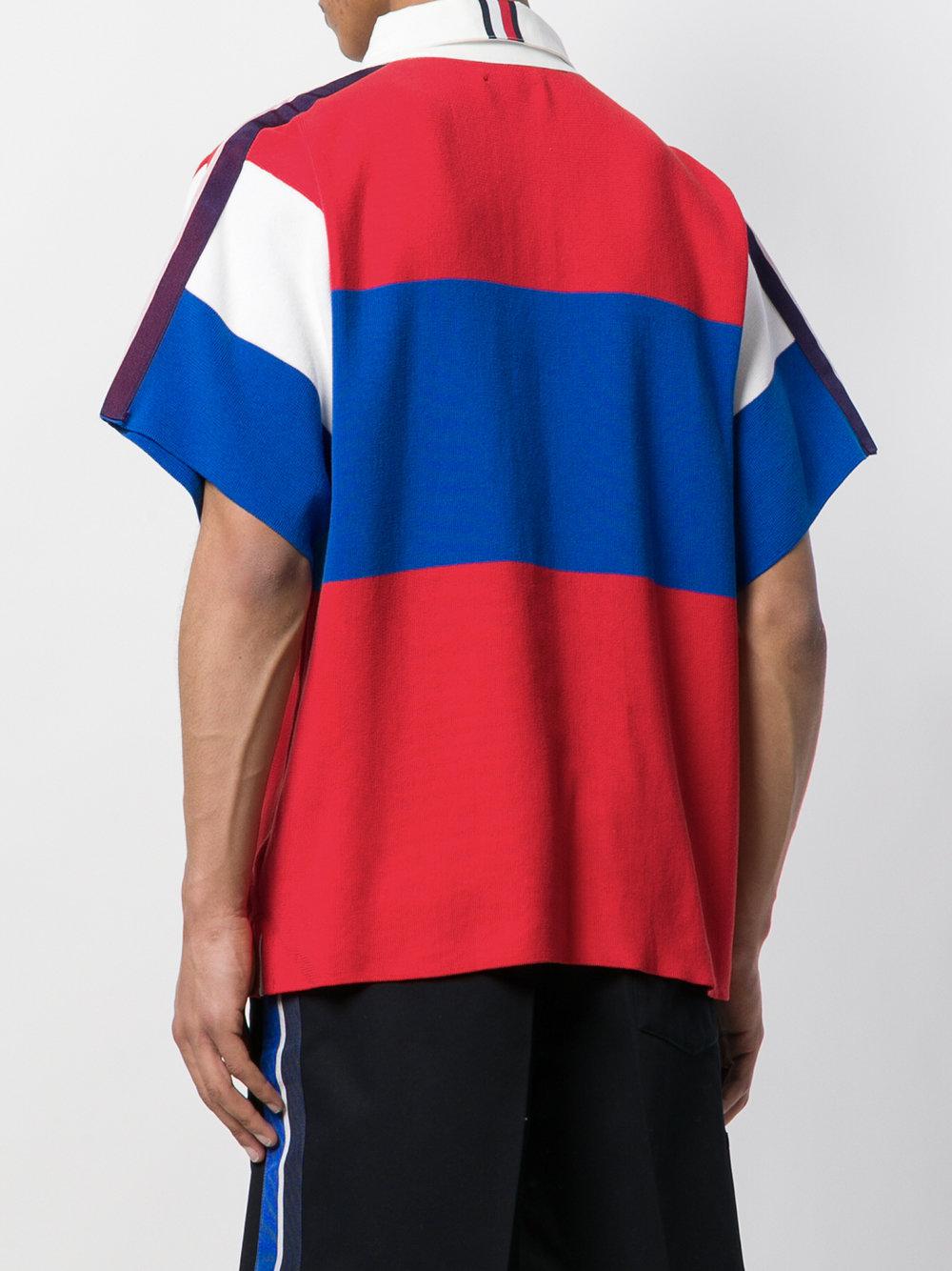Tommy Hilfiger Oversized Rugby Polo in Red for Men - Lyst