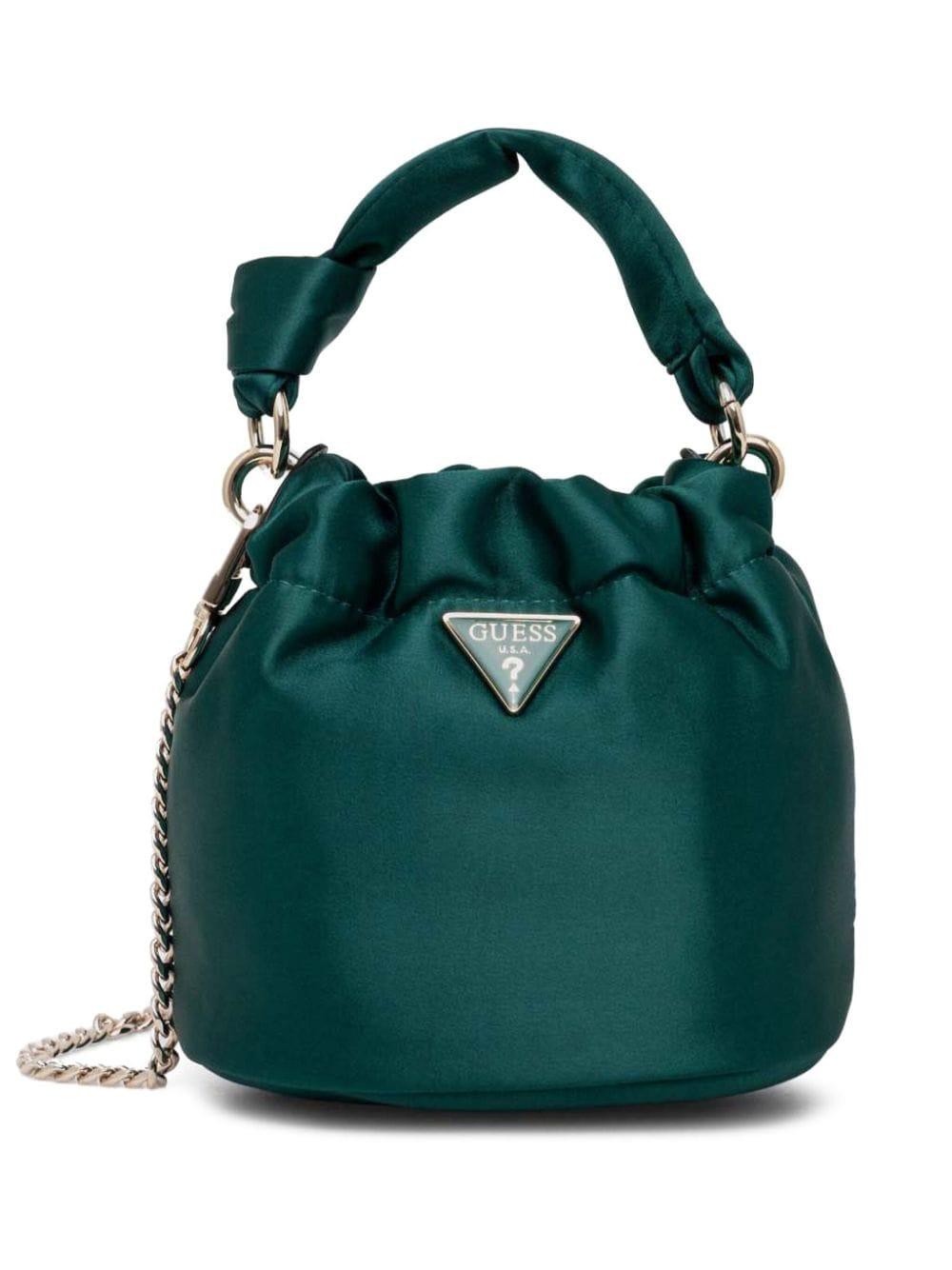Guess Twiller Bucket Bag in Green | Lyst