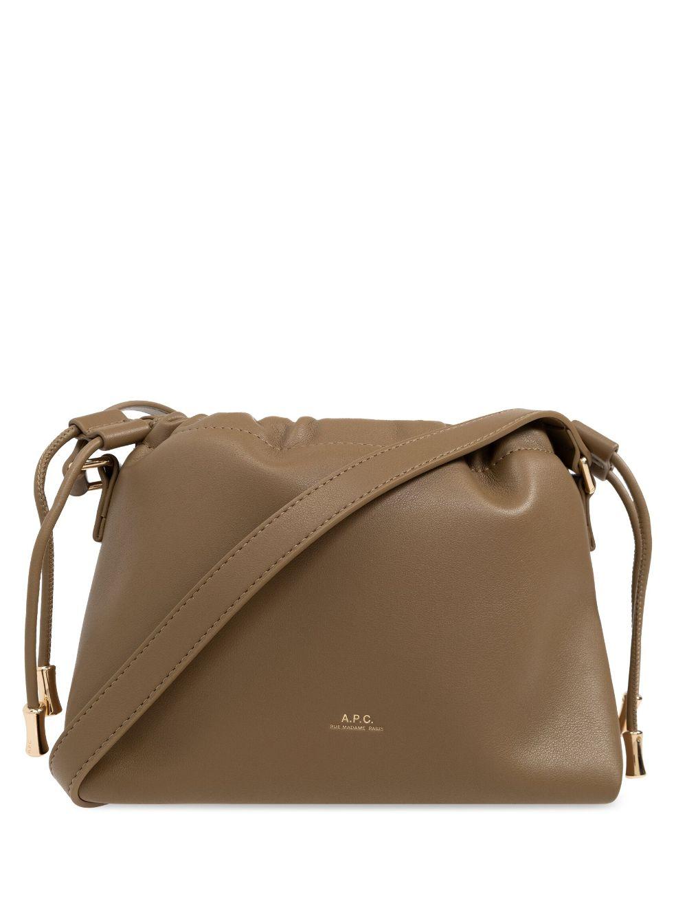 A.P.C. Mini Ninon Cross Body Bag in Brown | Lyst UK