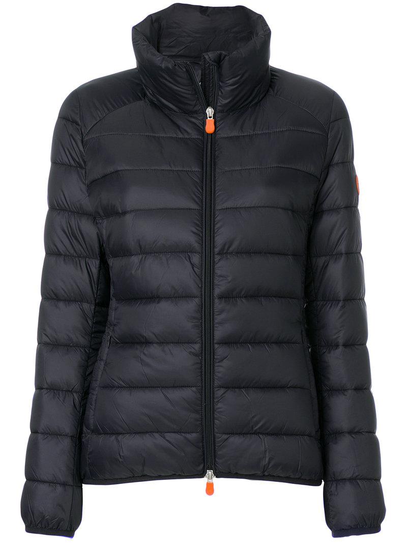 Lyst - Save The Duck Short Padded Jacket in Black Lyst - Save The Duck Short Padded Jacket in Black