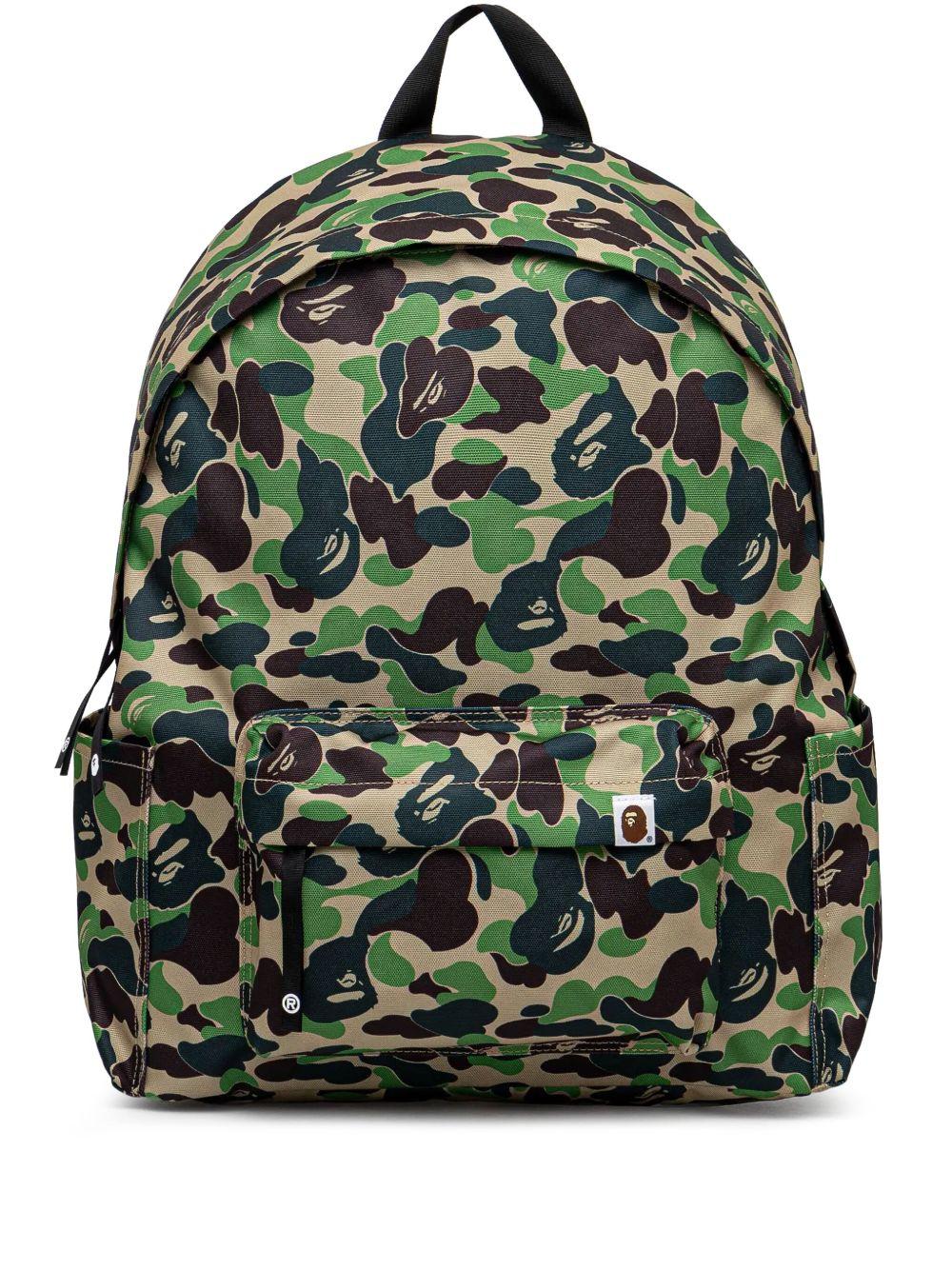 A Bathing Ape Abc Camo Backpack in Green for Men | Lyst
