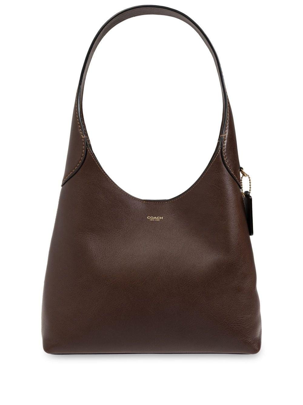COACH Brooklyn Shoulder Bag in Brown | Lyst UK