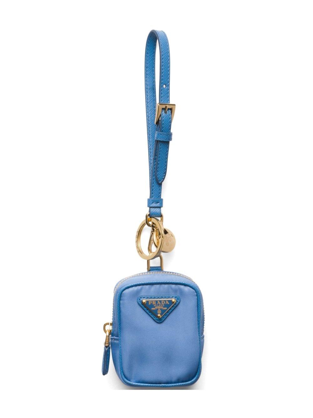 Prada Re-Edition 1978 Keychain in Blue | Lyst