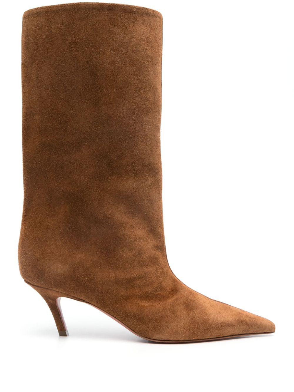 AMINA MUADDI 60Mm Fiona Boots in Brown | Lyst