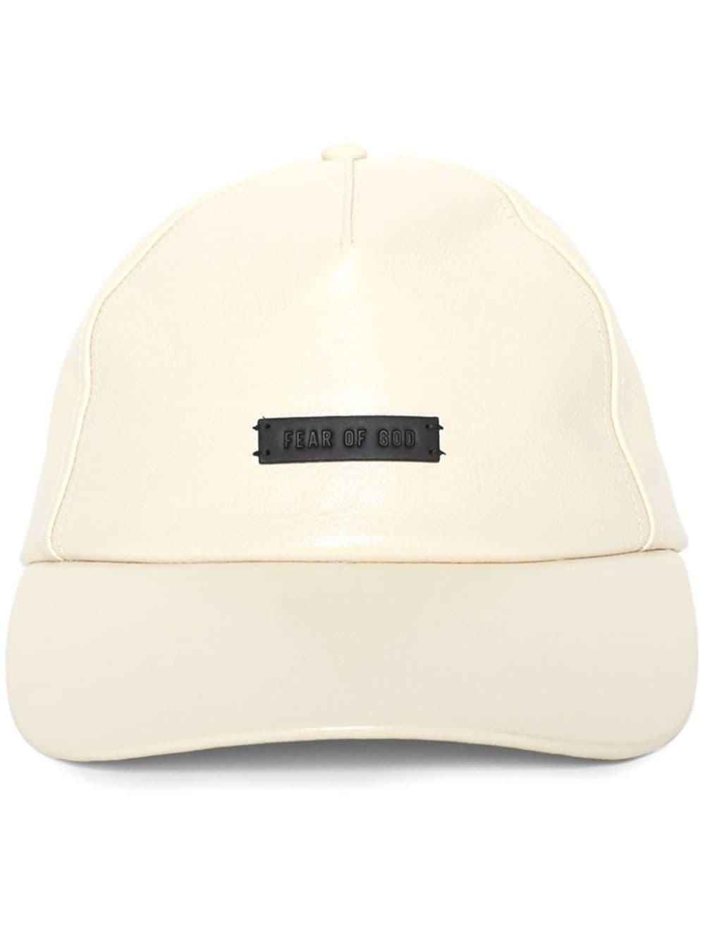Fear Of God Logo-Patch Baseball Cap in Natural for Men | Lyst UK