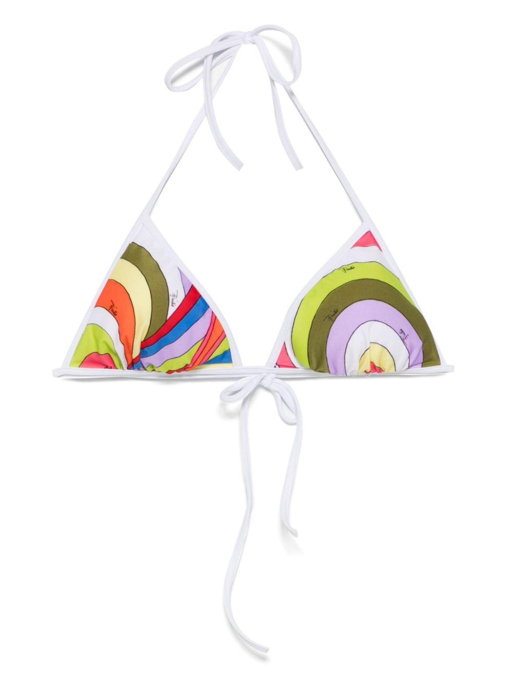 Emilio Pucci レディース ブルー Iride ビキニトップ ビーチ Emilio Pucci レディース ブルー Iride ビキニトップ ビーチ
