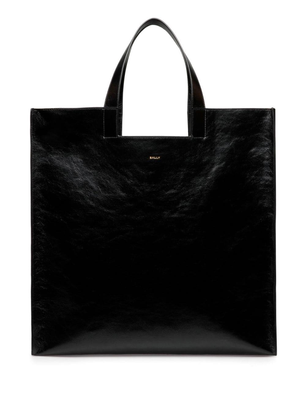 Bally Easy Leather Tote Bag in Black for Men | Lyst