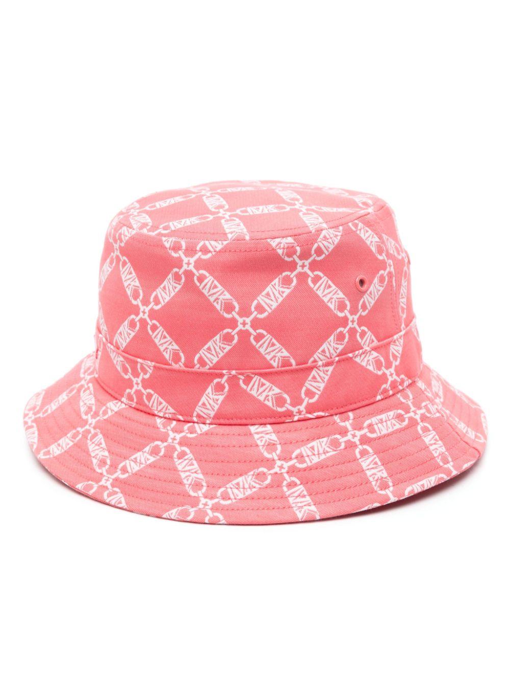 Michael Kors Logo-jacquard Twill Bucket Hat in Pink | Lyst UK