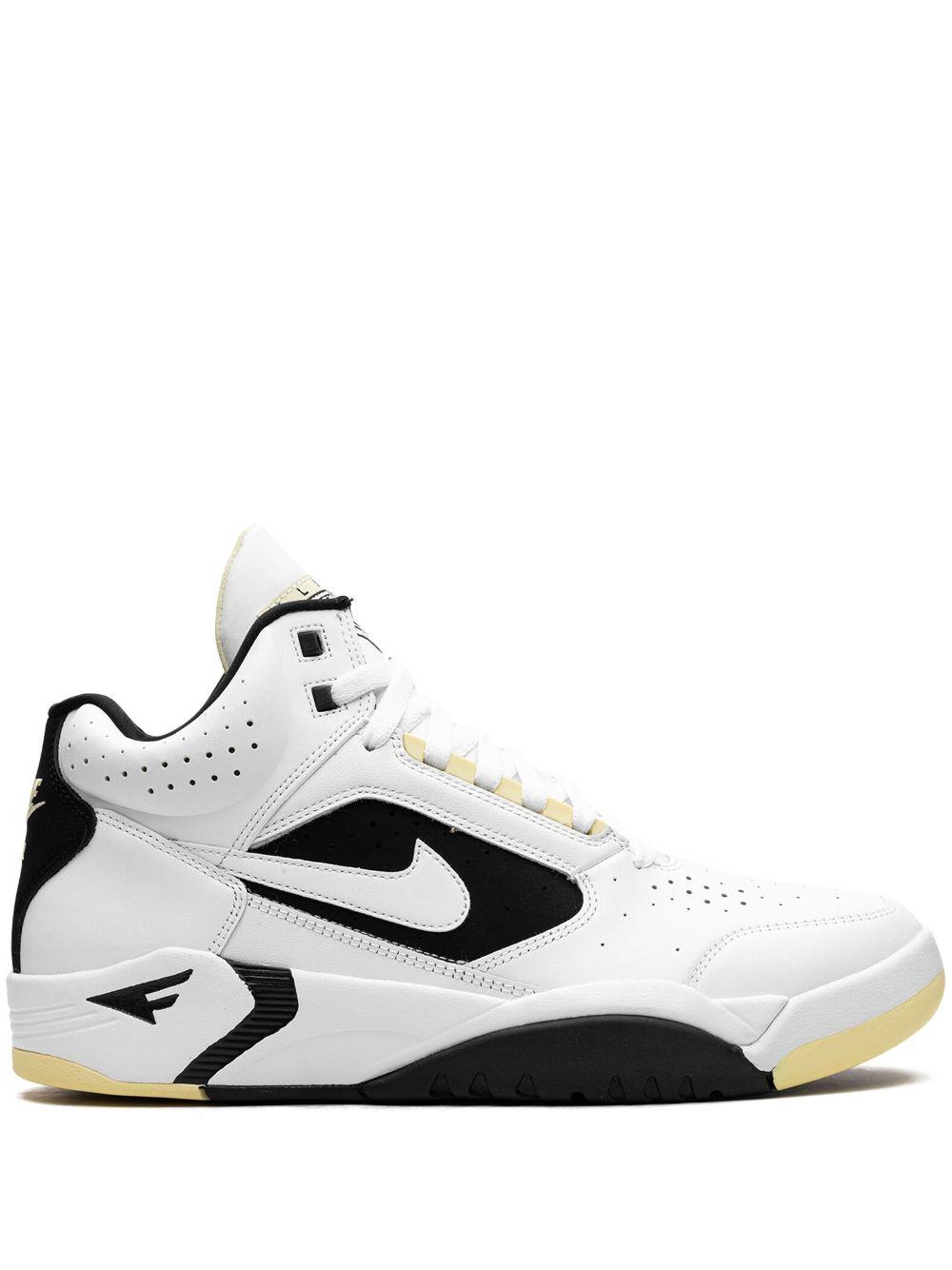 Nike Air Flight Lite Mid "/Lemon//" Sneakers in White | Lyst