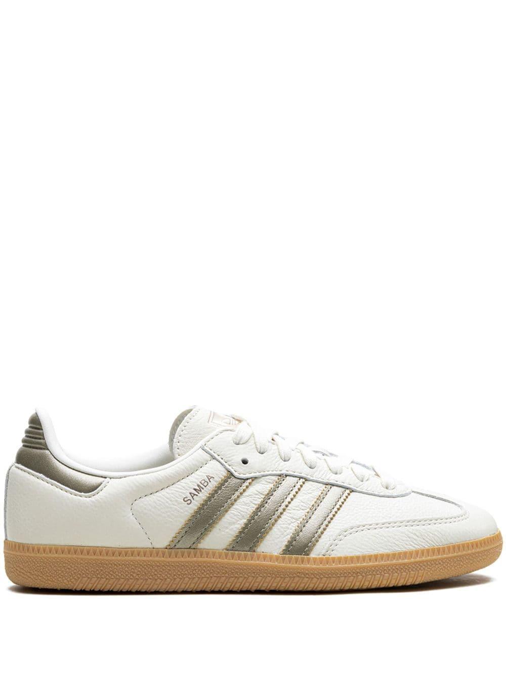 adidas Samba Og "cyber Metallic" Sneakers in White | Lyst