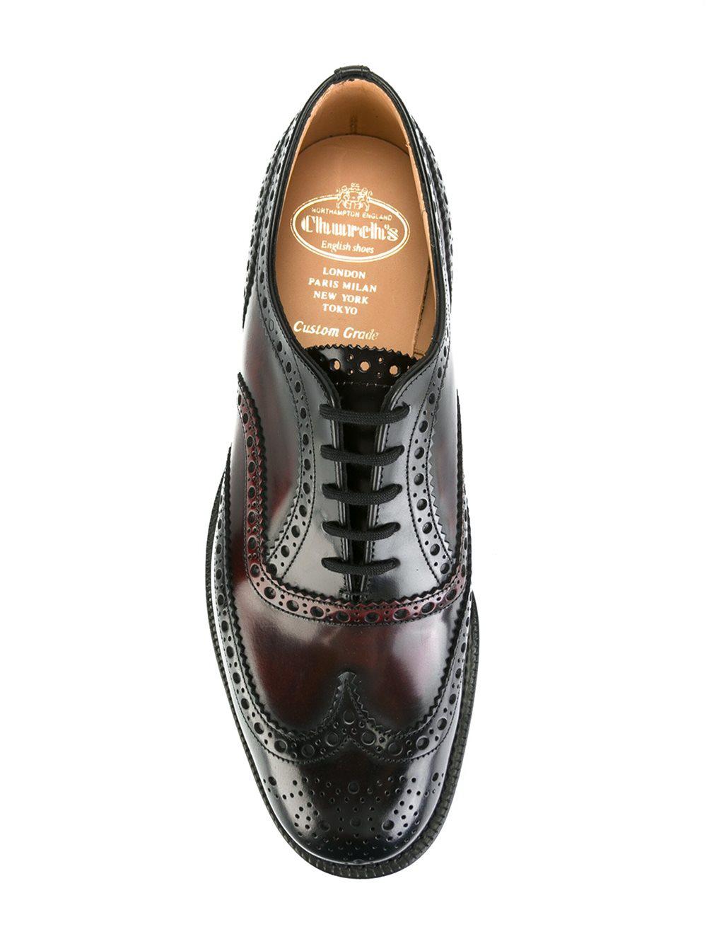 Church's Leather 'burwood' Shoes in Red for Men - Lyst