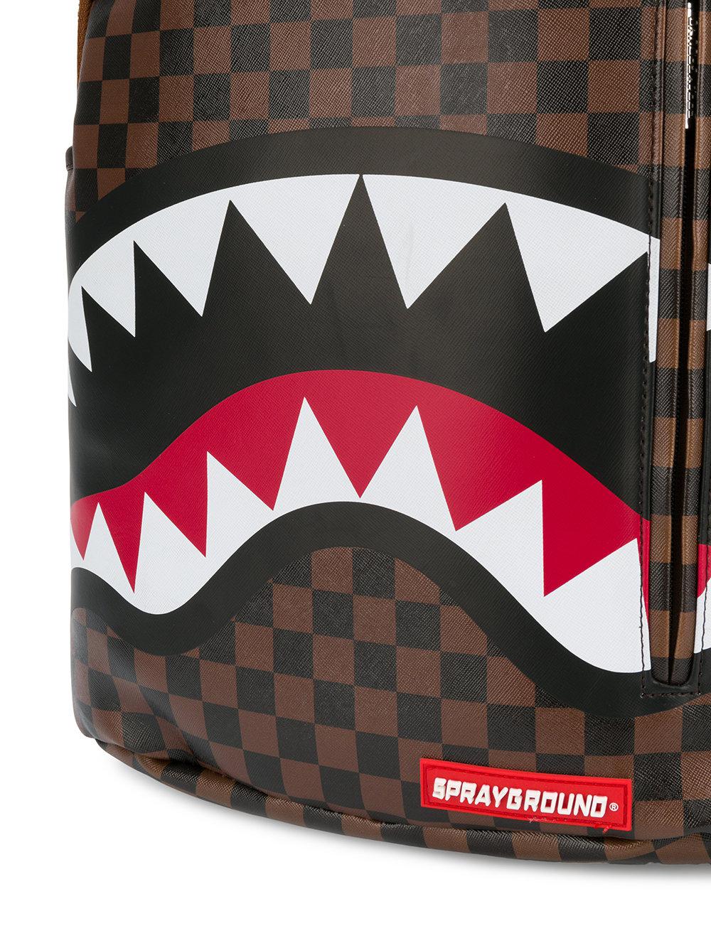 Sprayground Shark Backpack Brown | semashow.com