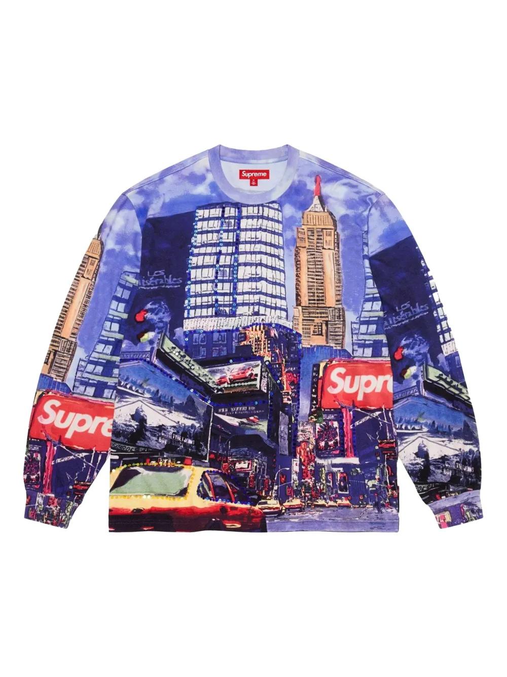 Supreme Skyline Sequin Top in Blue for Men | Lyst Supreme Skyline Sequin Top in Blue for Men | Lyst